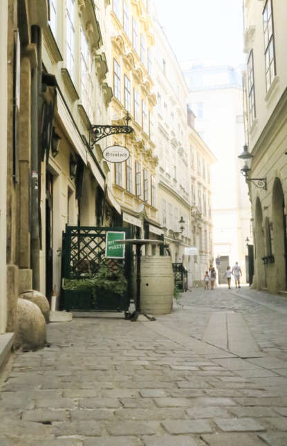 8 pictures of the most charming small streets in Vienna's old city center