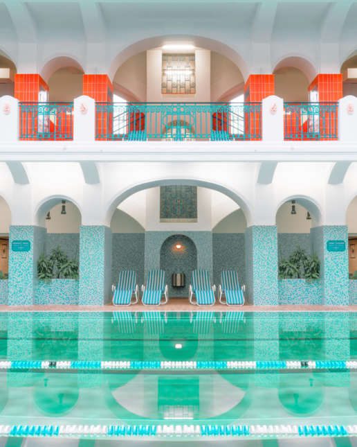 16 photographs capturing the surreal look of Vienna's indoor public ...