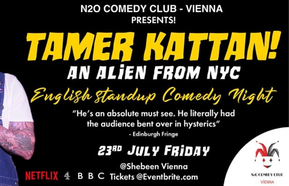 Tamer Kattan (U.S.) - English Stand-Up Comedy Night - Vienna Würstelstand