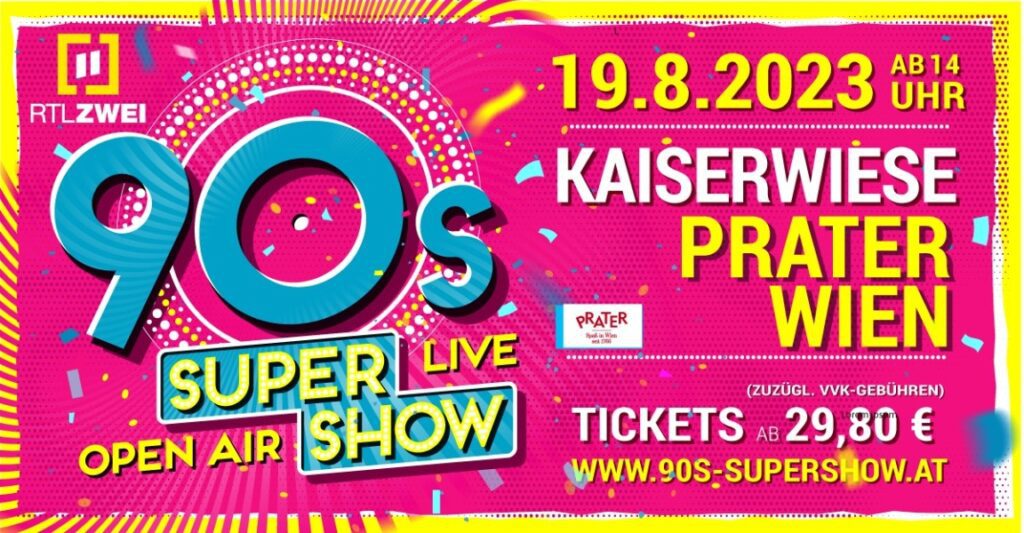 90s Super Show Wien - Vienna Würstelstand