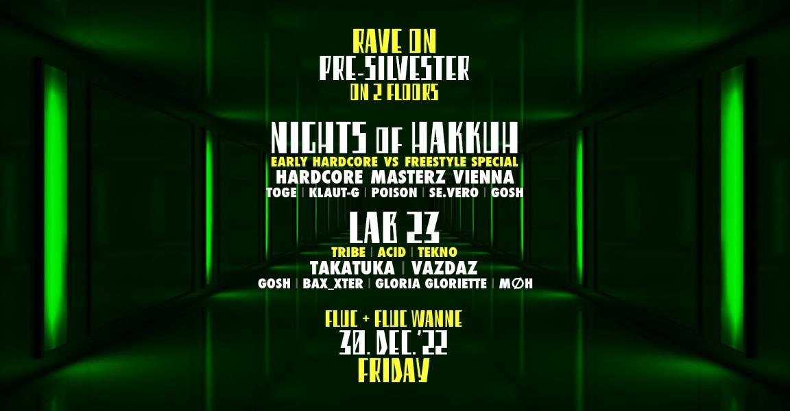 RAVE ON Pre-Silvester w/ N.O.H. & LAB 23 - Vienna Würstelstand